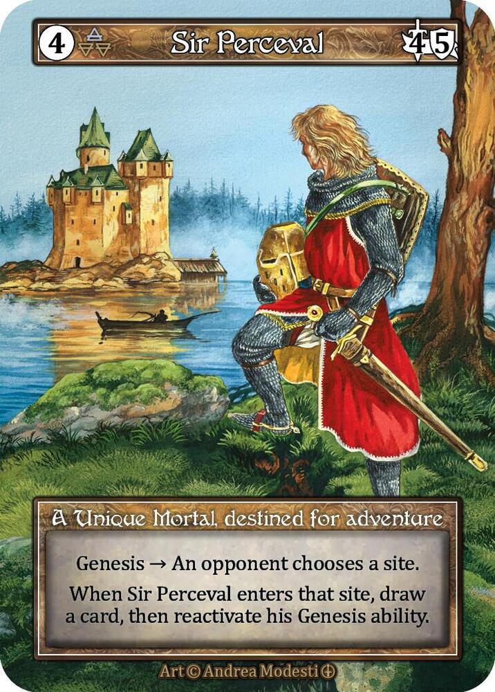 Sir Perceval (Foil) - Arthurian Legends - Sorcery: Contested Realm ...