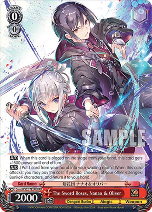 The Sword Roses, Nanao & Oliver (RRR) - Dengeki Bunko - Weiss Schwarz ...
