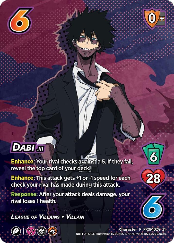 Dabi (2024 Regionals Season 2) - UniVersus: My Hero Academia Promo ...