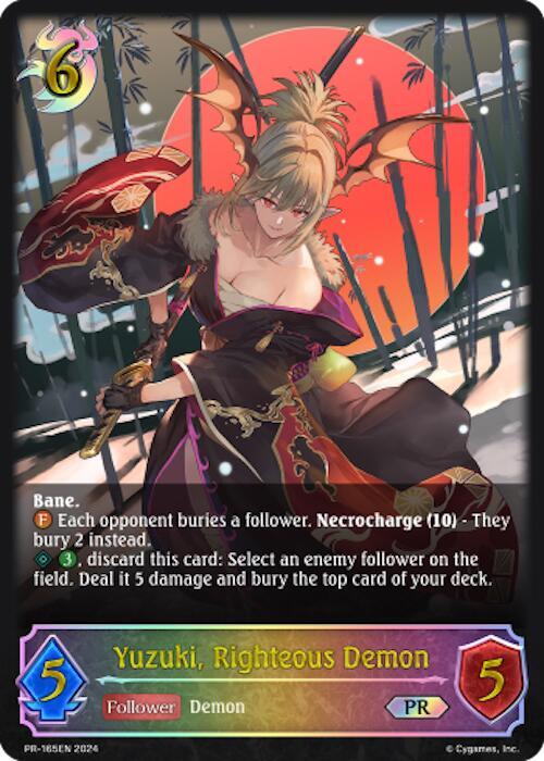 Yuzuki, Righteous Demon - Shadowverse: Evolve Promo Cards - Shadowverse ...
