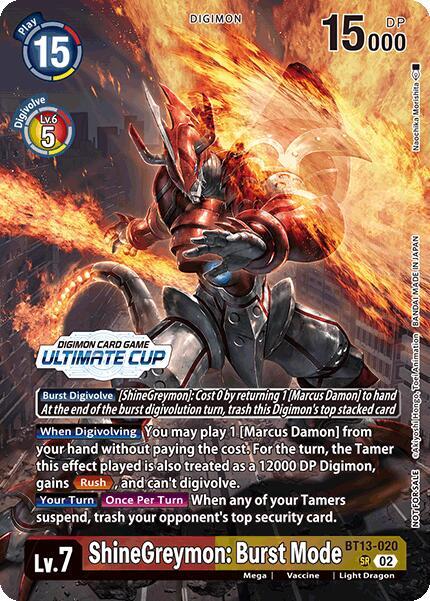 ShineGreymon: Burst Mode (Ultimate Cup 2024) - Versus Royal Knights ...