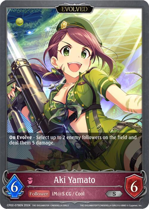 Aki Yamato (Evolved) - CP02: THE IDOLM@STER CINDERELLA GIRLS - Shadowverse: Evolve - TCGplayer.com