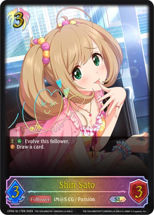 Shin Sato (SL) - CP02: THE IDOLM@STER CINDERELLA GIRLS - Shadowverse: Evolve - TCGplayer.com