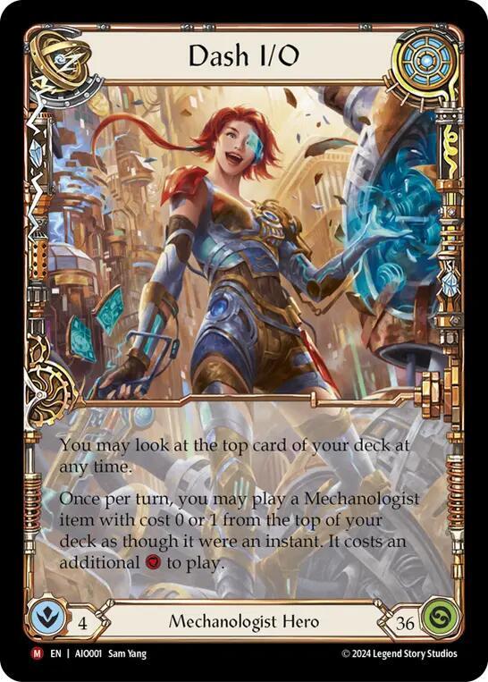Dash I/O - Armory Deck: Dash - Flesh and Blood TCG - TCGplayer.com