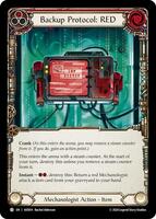 Backup Protocol: RED (Red) - Armory Deck: Dash - Flesh and Blood TCG ...