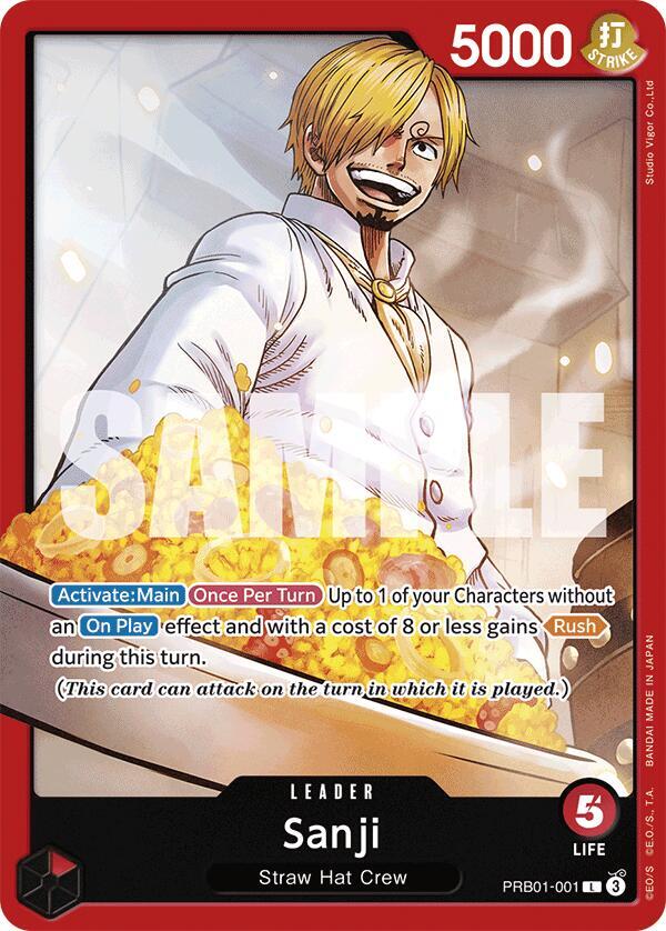 Sanji (PRB01-001) - Premium Booster -The Best- - One Piece Card Game ...
