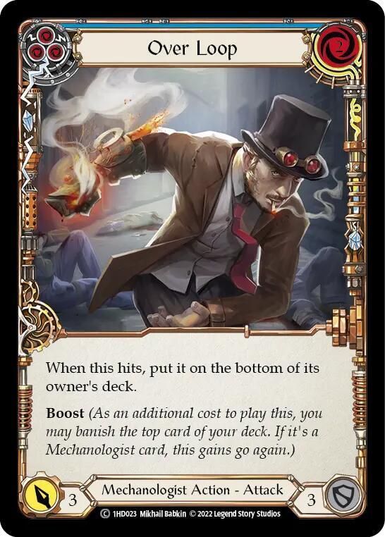 Over Loop (Blue) - Historic Pack 1 Blitz Deck: Dash - Flesh and Blood TCG