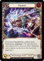 Payload (Blue) - Historic Pack 1 Blitz Deck: Dash - Flesh and Blood TCG ...