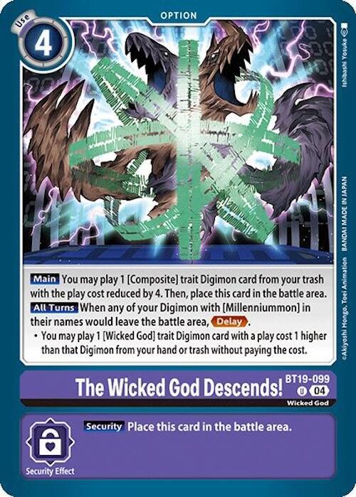 The Wicked God Descends! - Release Special Booster 2.0 - Digimon Card ...