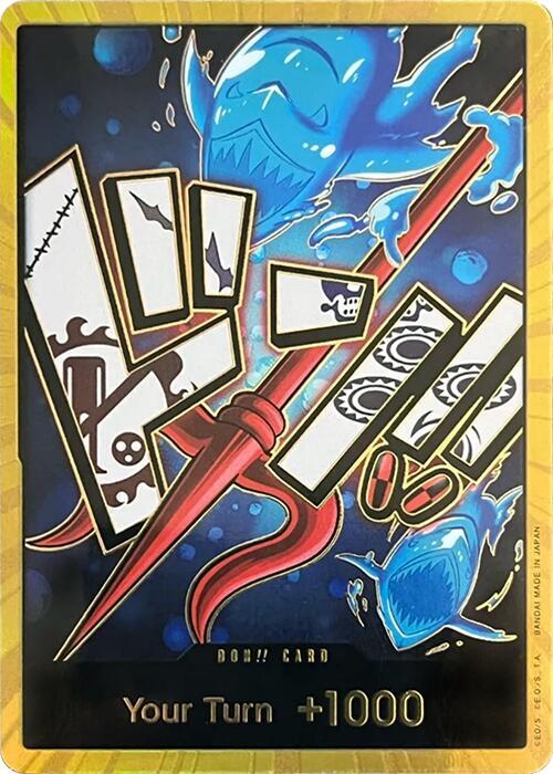 DON!! Card (Hody Jones) (Gold) - Premium Booster -The Best- - One Piece ...