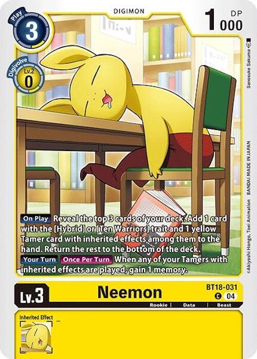 Neemon - Release Special Booster 2.0 - Digimon Card Game - TCGplayer.com