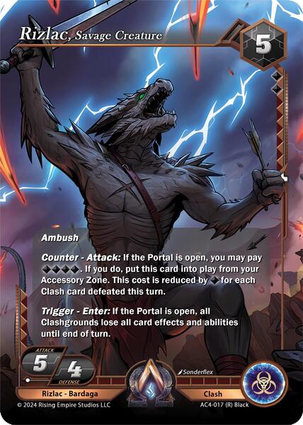 Rizlac, Savage Creature - Genesis Returns - Alpha Clash - TCGplayer.com