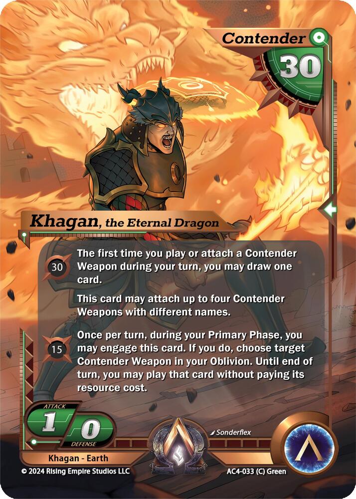 Khagan, the Eternal Dragon - Genesis Returns - Alpha Clash