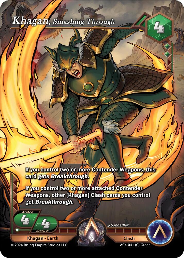 Khagan, Smashing Through - Genesis Returns - Alpha Clash - TCGplayer.com