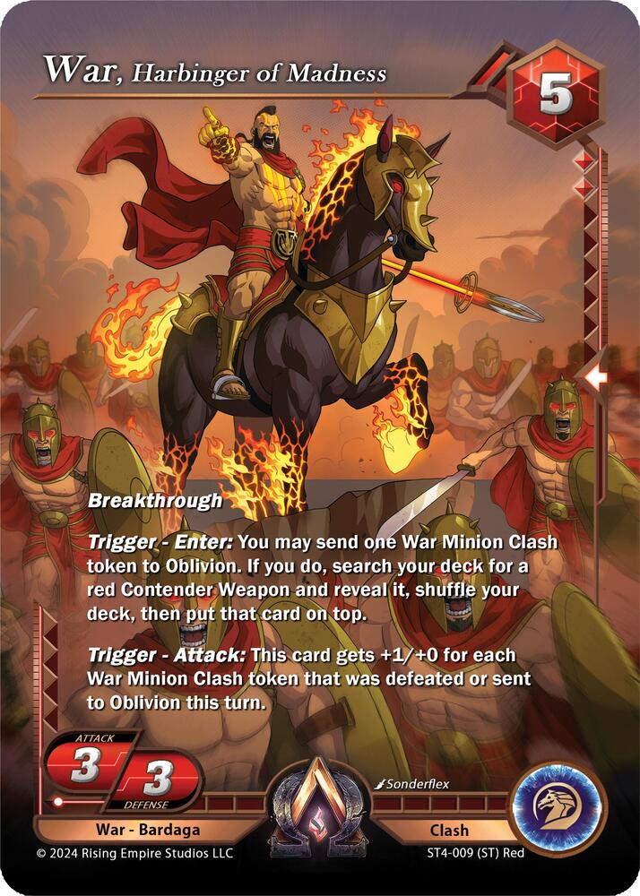 War, Harbinger of Madness - Genesis Returns - Alpha Clash