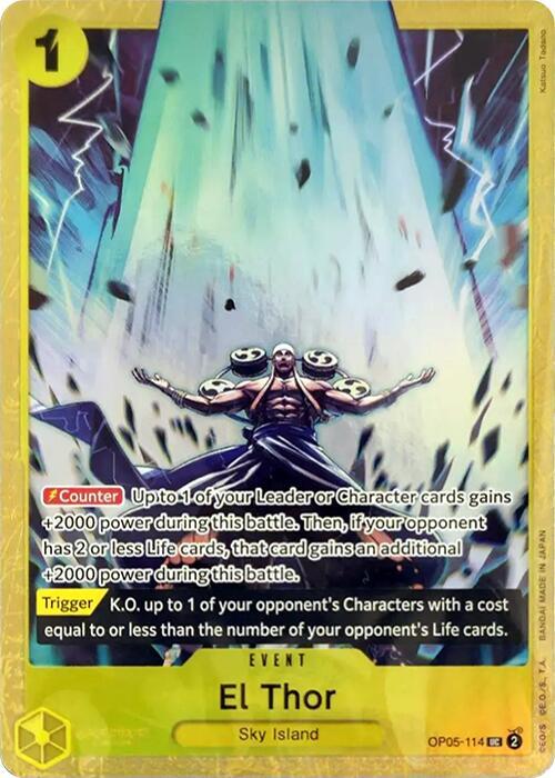El Thor (Premium Card Collection -Best Selection Vol. 2-) - One Piece ...
