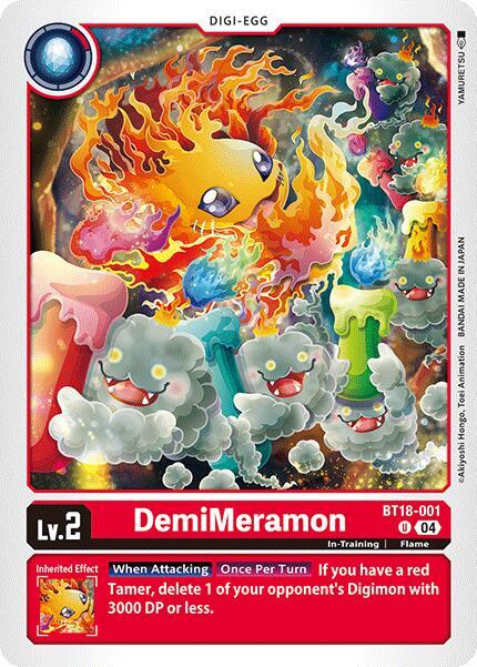 DemiMeramon - BT18-001 - Release Special Booster 2.0 - Digimon Card Game - TCGplayer.com
