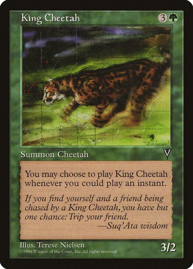 King Cheetah - Visions - Magic: The Gathering - TCGplayer.com