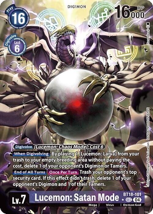 Lucemon: Satan Mode (Alternate Art) - Release Special Booster 2.0 - Digimon Card Game ...