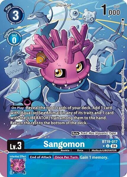 Sangomon (Alternate Art) - Release Special Booster 2.0 - Digimon Card ...
