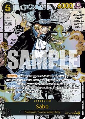 Sabo (OP04-083) (Manga) - Premium Booster -The Best- - One Piece Card ...