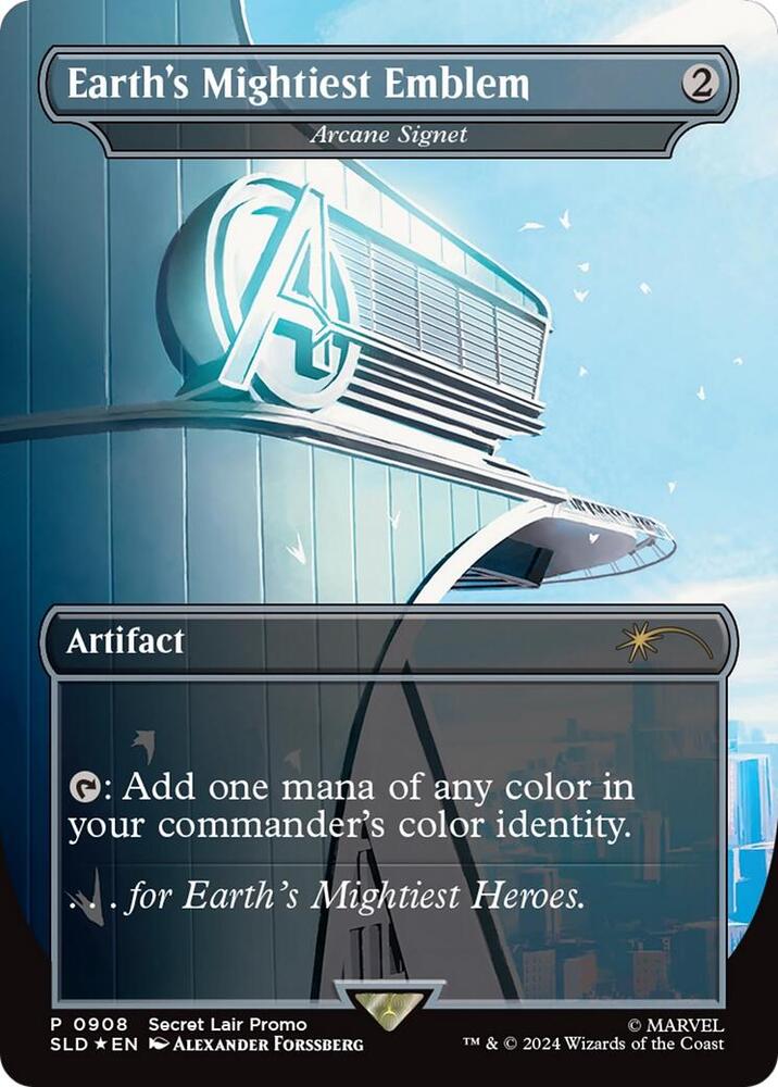 Earth's Mightiest Emblem - Arcane Signet (Rainbow Foil) - Secret Lair ...
