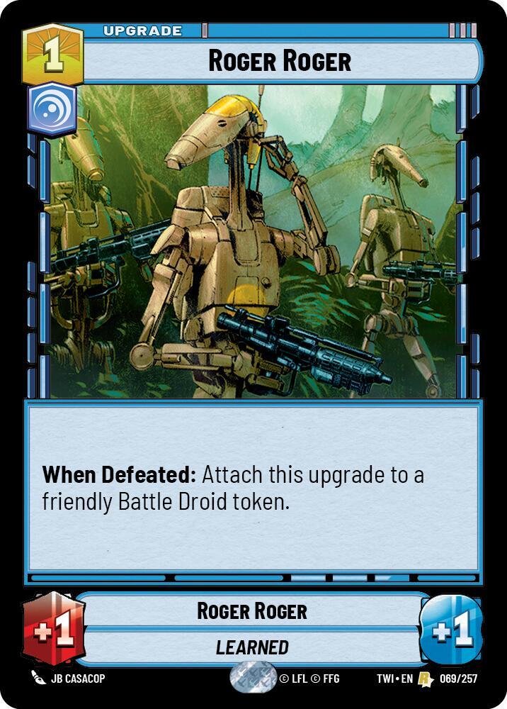 Roger Roger - Twilight of the Republic - Star Wars: Unlimited ...