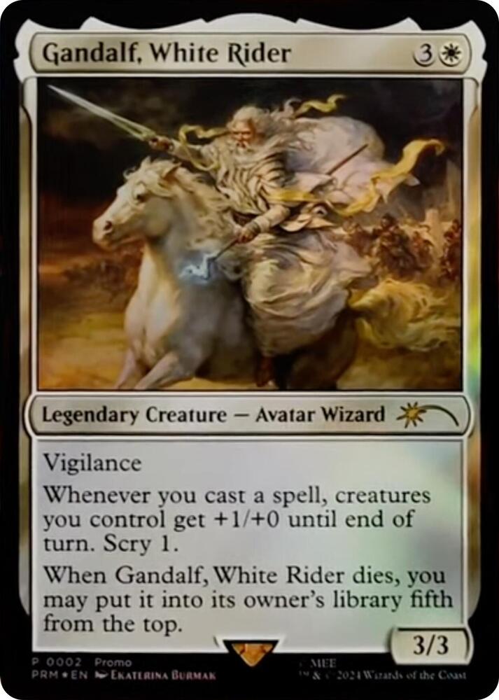 Gandalf, White Rider - Unique and Miscellaneous Promos - Magic: The Gathering - TCGplayer.com