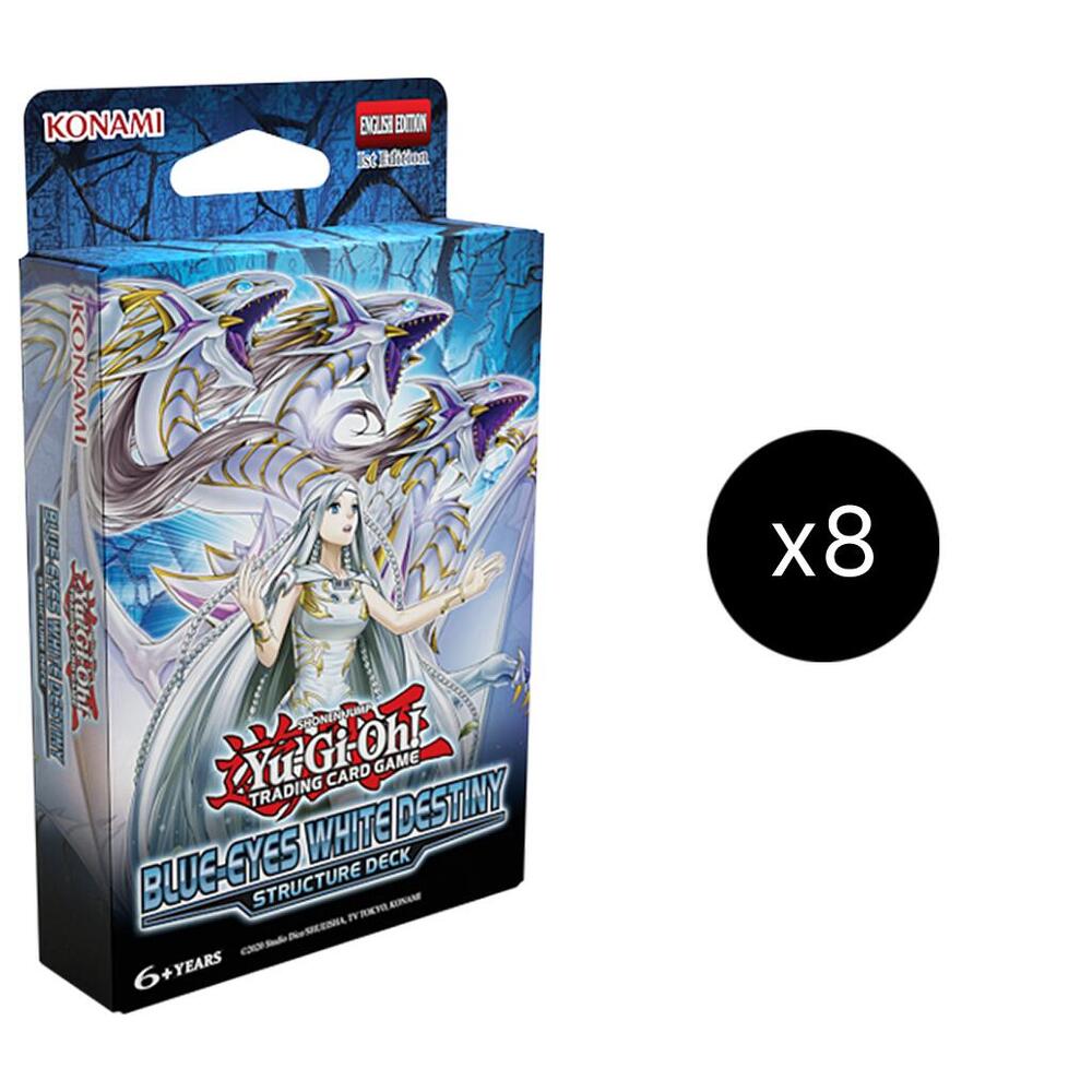 Blue-Eyes White Destiny Structure Deck Display - Structure Deck: Blue ...