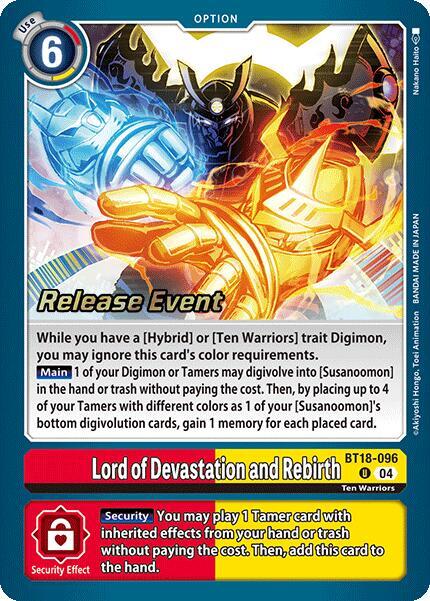 Lord of Devastation and Rebirth - Release Special Booster 2.0 ...