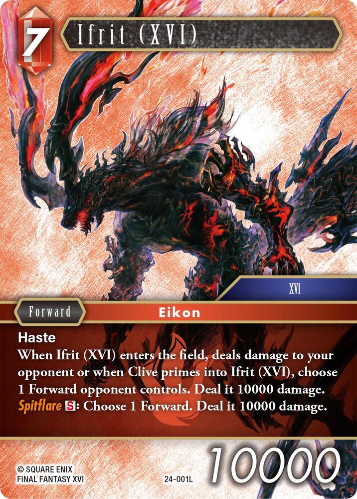 Ifrit (XVI) - Hidden Legends - Final Fantasy TCG - TCGplayer.com