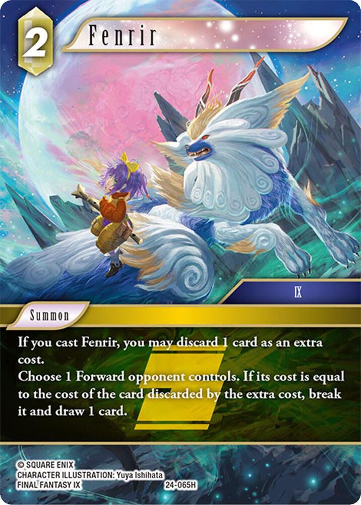 Fenrir - Hidden Legends - Final Fantasy TCG