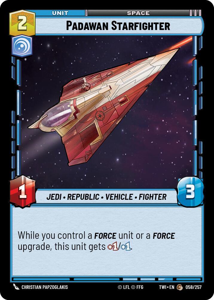 Padawan Starfighter - Twilight of the Republic - Star Wars: Unlimited ...
