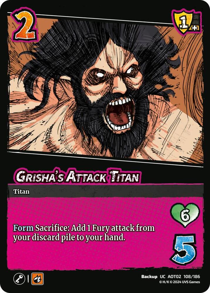 Grisha's Attack Titan - Attack On Titan: Origins of Power - UniVersus ...