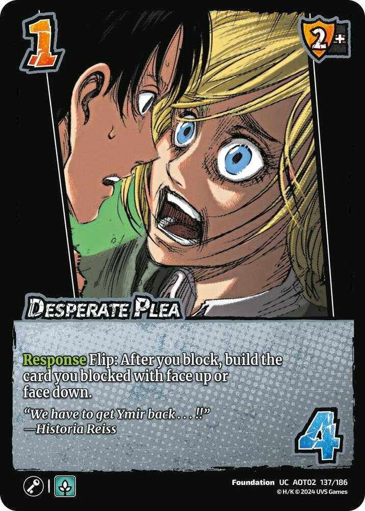 Desperate Plea - Attack On Titan: Origins of Power - UniVersus ...