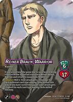 Reiner Braun, Warrior // Reiner, Armored Titan Advancing (Alternate Art ...