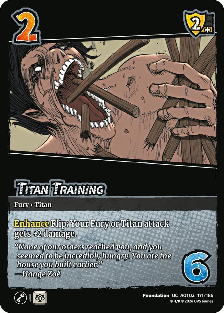 Titan Training - Attack On Titan: Origins of Power - UniVersus ...