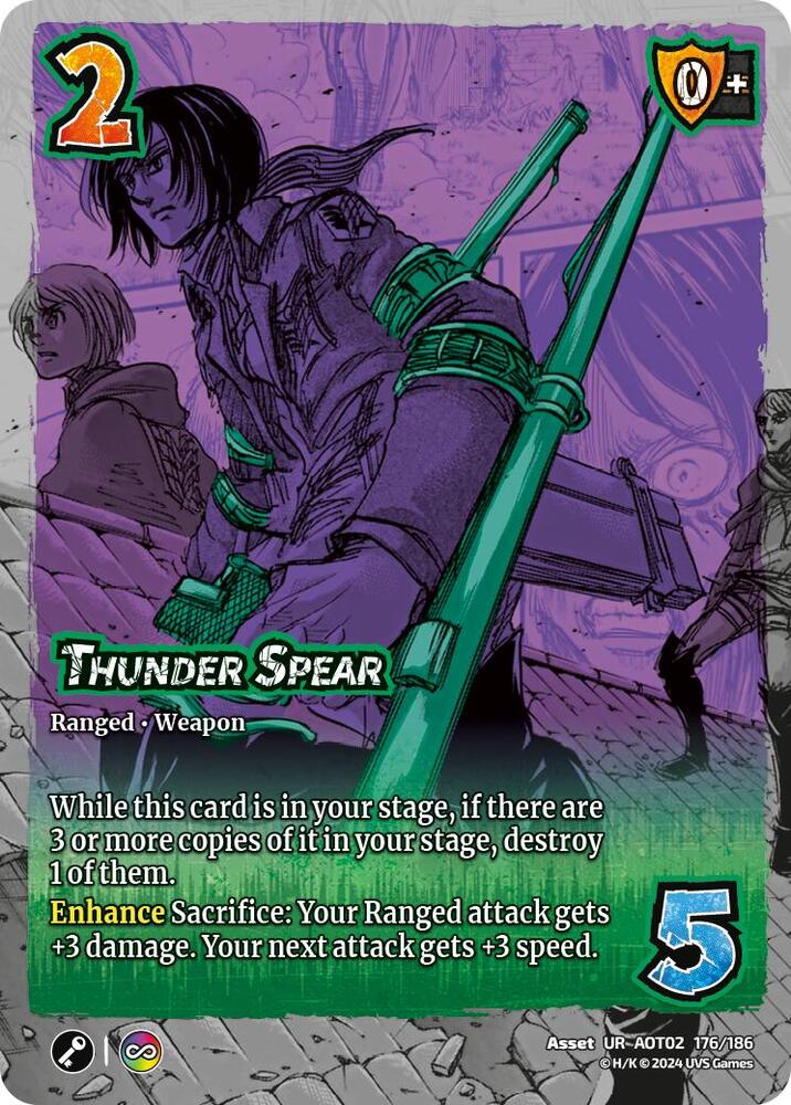 Thunder Spear - Attack On Titan: Origins of Power - UniVersus