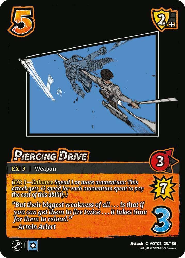 Piercing Drive - Attack On Titan: Origins of Power - UniVersus ...