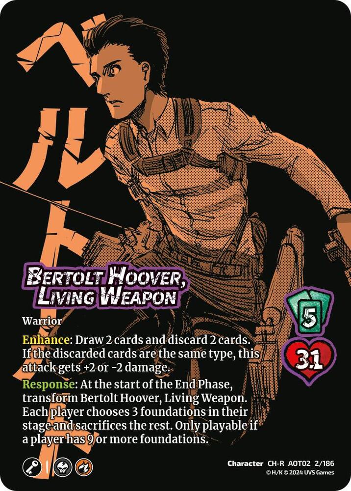 Bertolt Hoover, Living Weapon // Bertolt, Colossus Titan Advancing ...