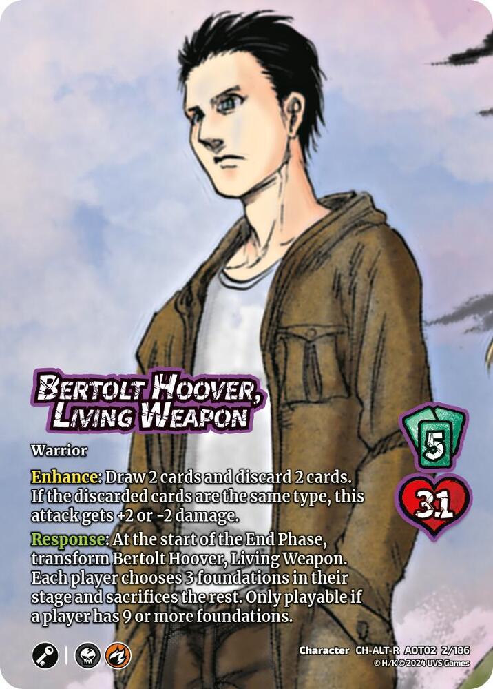 Bertolt Hoover, Living Weapon // Bertolt, Colossus Titan Advancing ...