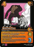Boulder Toss - Attack On Titan: Origins of Power - UniVersus