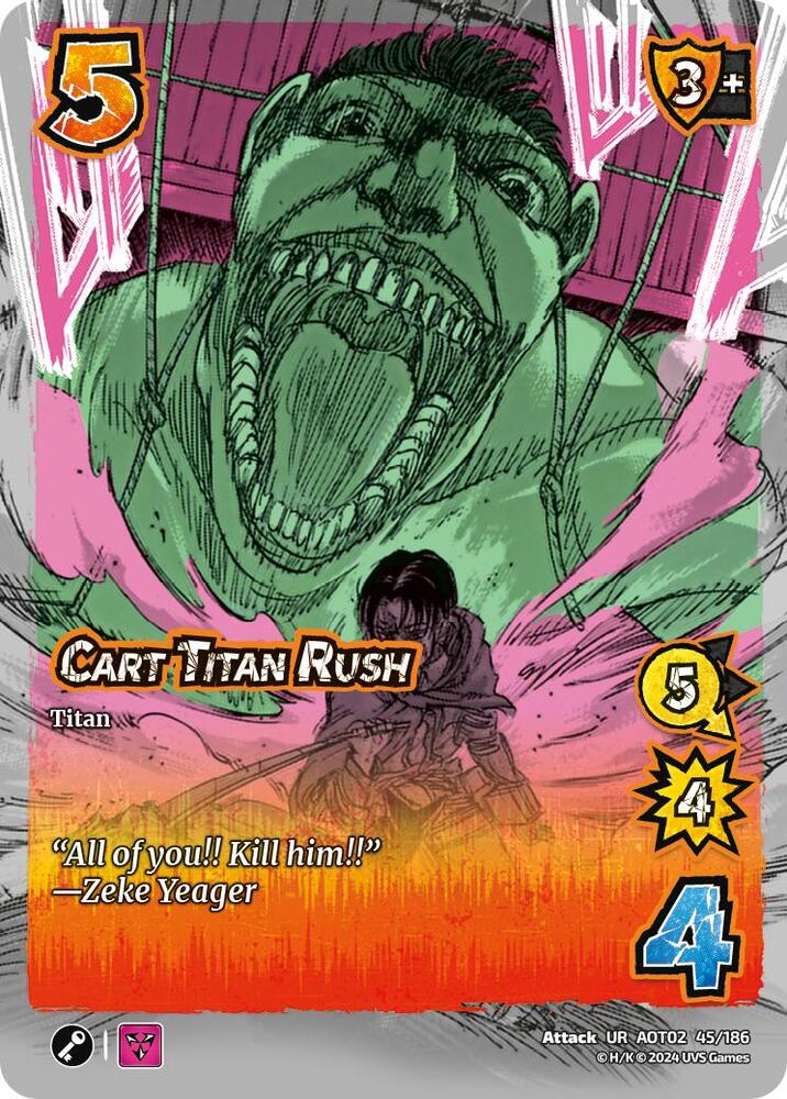 Cart Titan Rush - Attack On Titan: Origins of Power - UniVersus