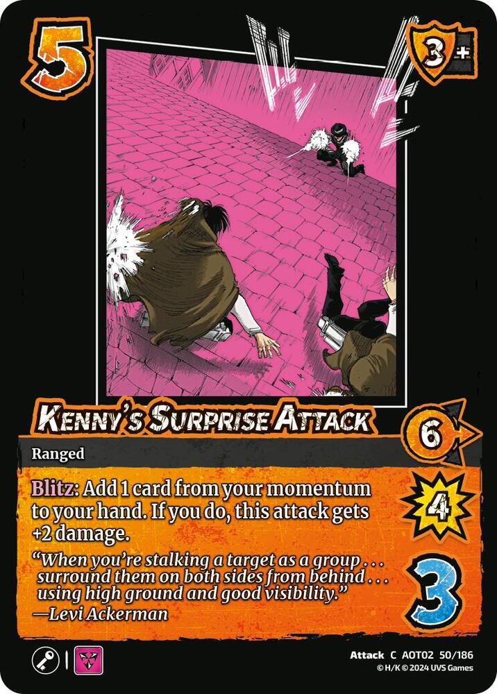 Kenny's Surprise Attack - Attack On Titan: Origins of Power - UniVersus ...
