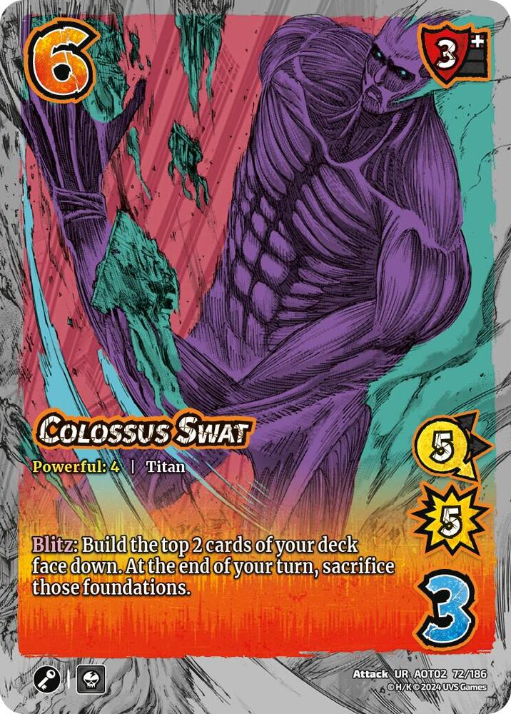 Colossus Swat - Attack On Titan: Origins of Power - UniVersus ...