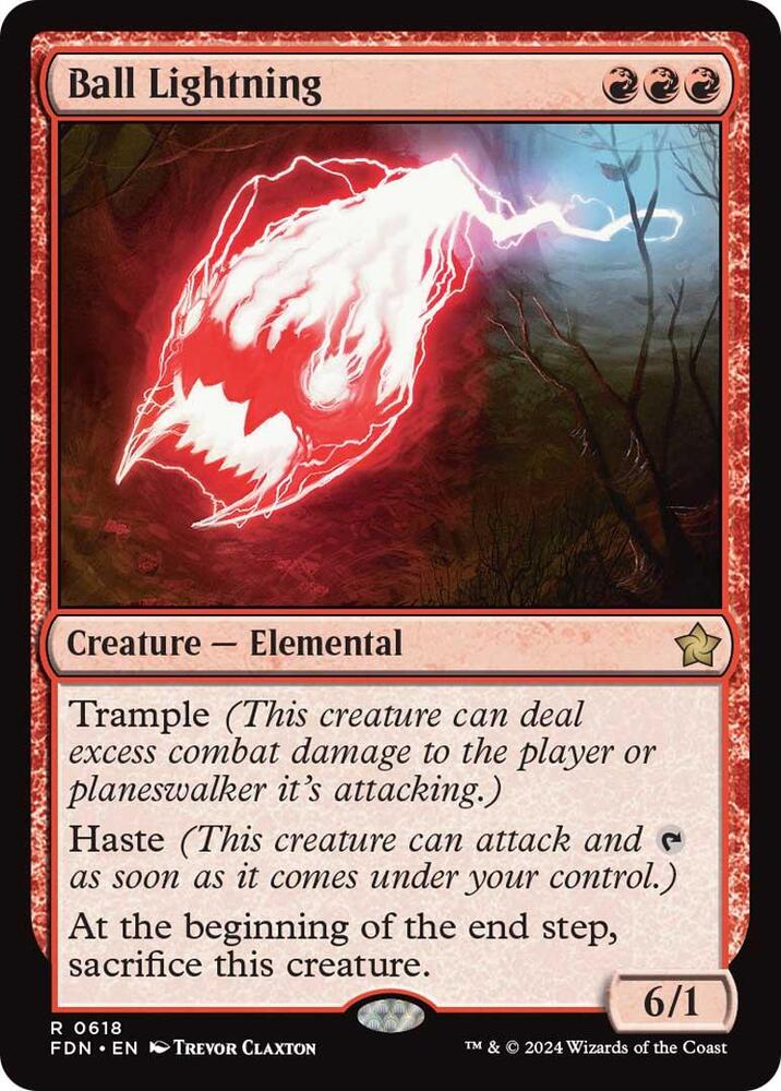 Ball Lightning - Foundations - Magic: The Gathering - TCGplayer.com