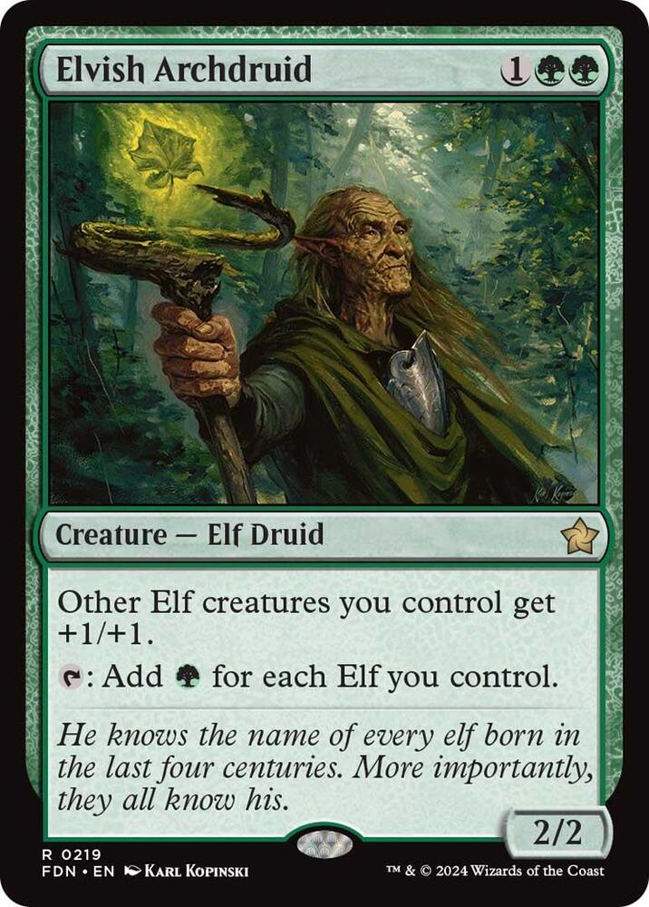 Elvish Archdruid - Foundations - Magic: The Gathering - TCGplayer.com