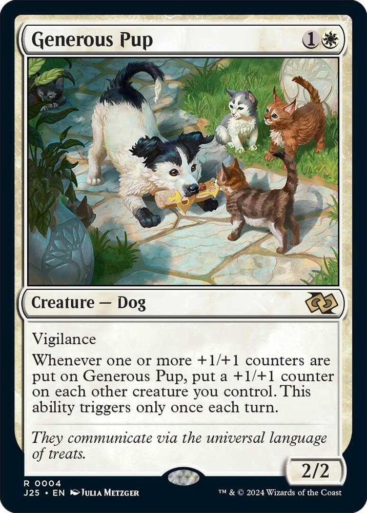 Generous Pup - Foundations Jumpstart - Magic: The Gathering - TCGplayer.com
