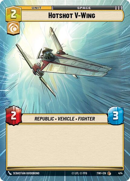 Hotshot V Wing Hyperspace Twilight Of The Republic Star Wars