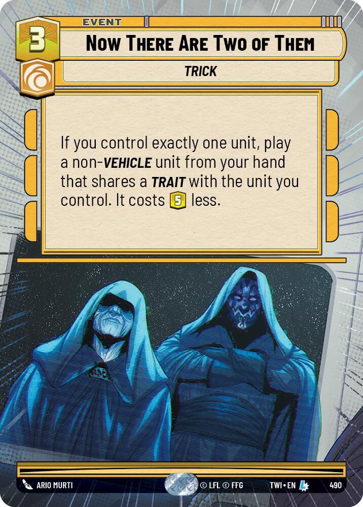 Now There Are Two Of Them Hyperspace Twilight Of The Republic